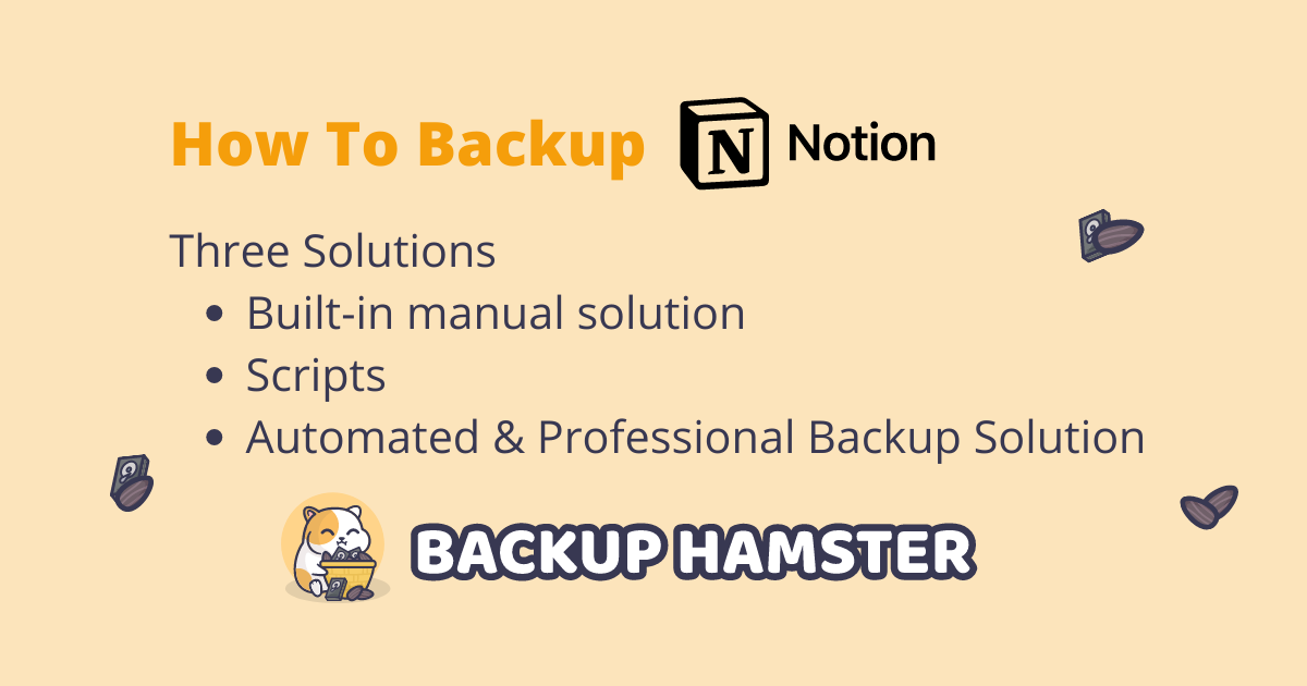 How to back up Notion — 3 Solutions | by Francesco | Medium