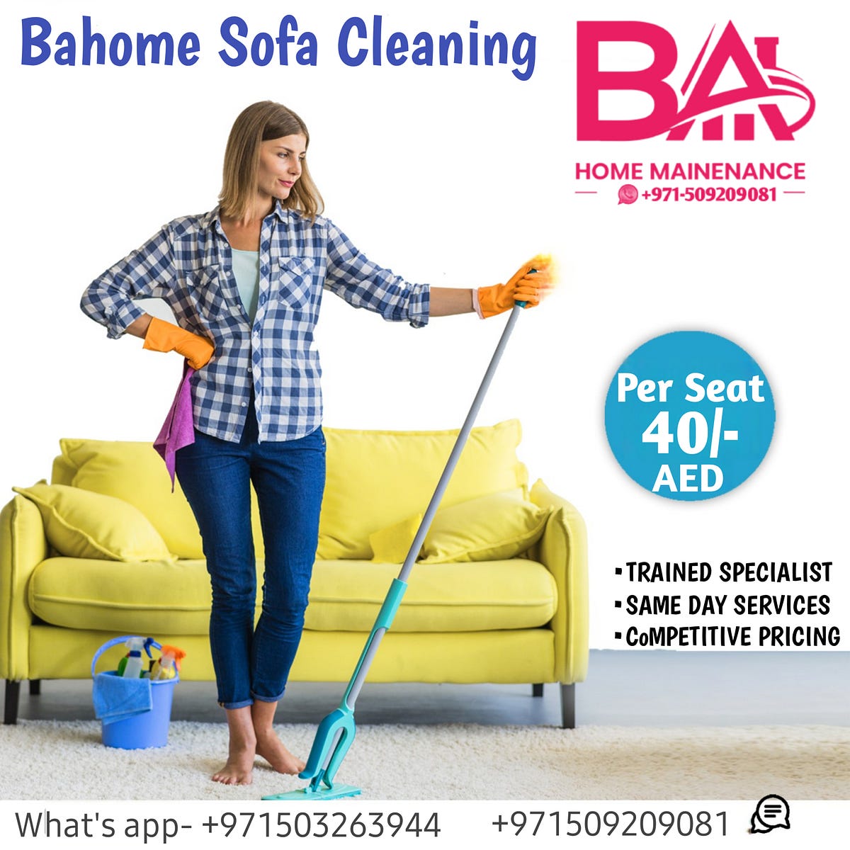 Title: Revitalize Your Living Space with BaHome Sofa Cleaning Service ...