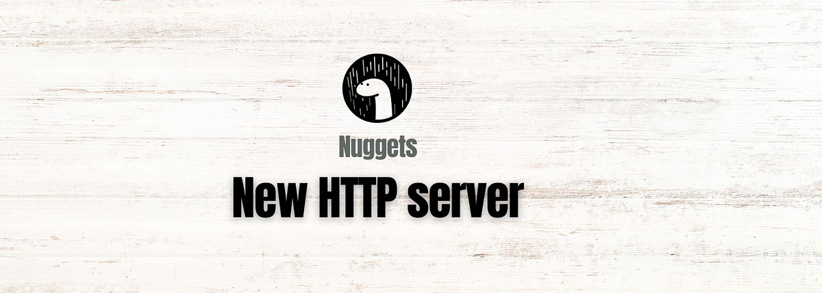 Deno nuggets: New HTTP server | Tech Tonic Deno nuggets: New HTTP server | Tech Tonic