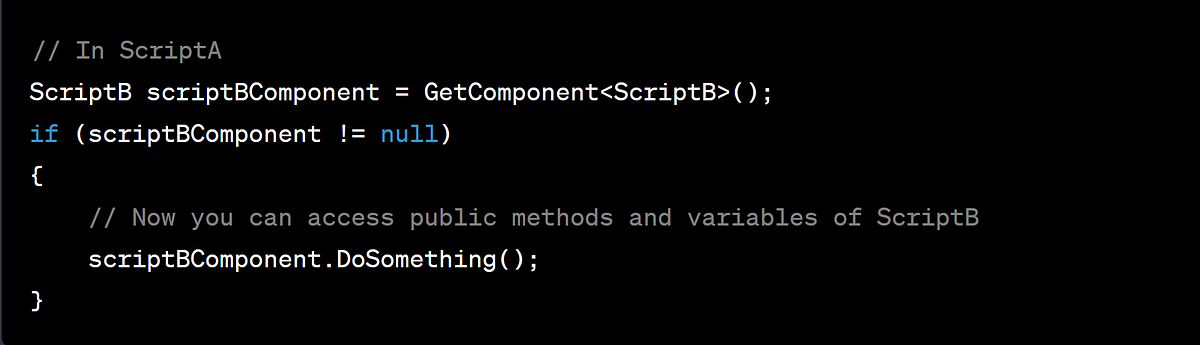 Mastering Unity Unlocking The Power Of Script Communication With Getcomponent By Correy