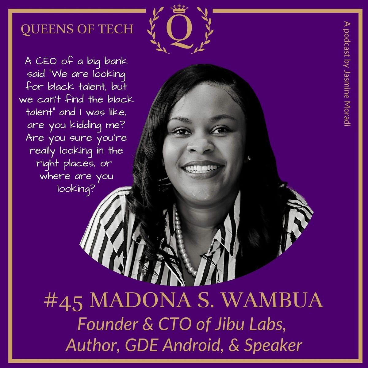 Women in Tech: Madona Wambua — Founder & CTO of Jibu Labs| Queens of Tech Podcast | by Jasmine ...