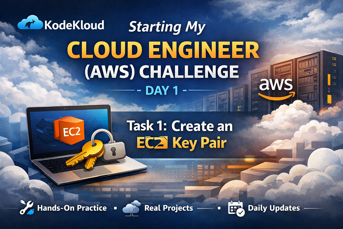 🚀 Starting the KodeKloud Cloud Engineer (AWS) Challenge — Day 1 | by Kishor Bhairat | Dec, 2025 ...