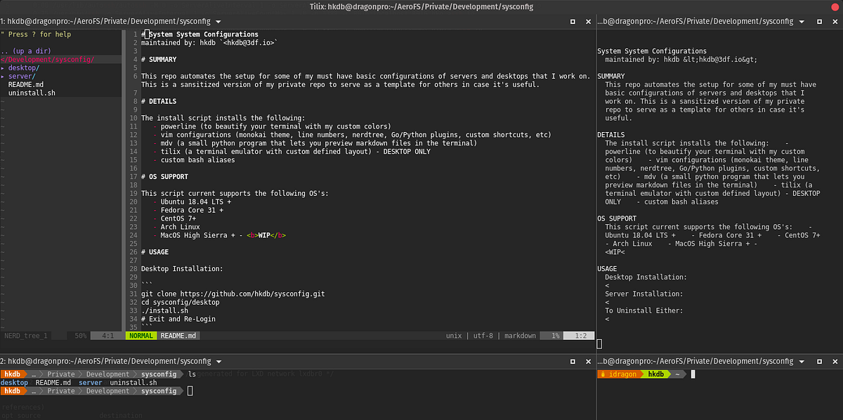 Portable Shell and VIM Customization | by Jeremy Cheng | Level Up Coding