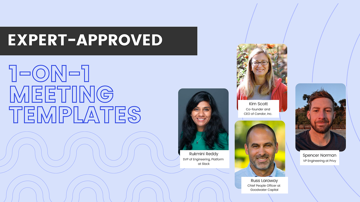 Expert 1-on-1 Meeting Templates for Impactful 1-on-1 Meetings | Fellow ...