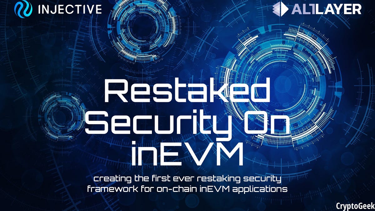 #Injective and #AltLayer are teaming up to establish a groundbreaking first ever security ...