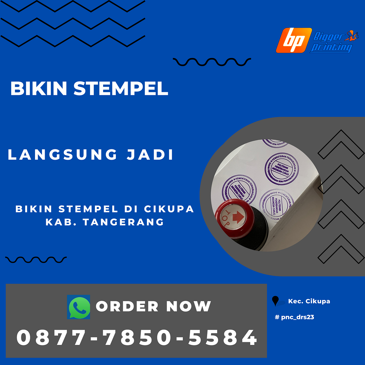 LANGSUNG JADI, Wa./Call.. 0877-7850-5584, Bikin Stempel di Cikupa Kab. Tangerang Cetak Stempel ...