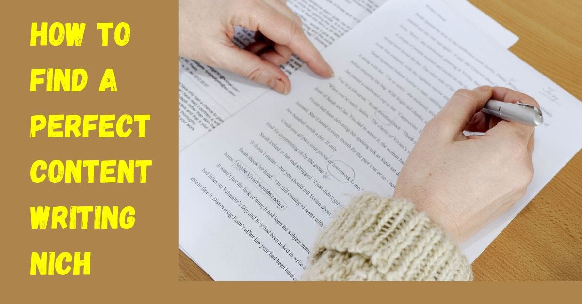 How To Find Perfect Content Writing Niche As a Freelancer - ABDUL ...