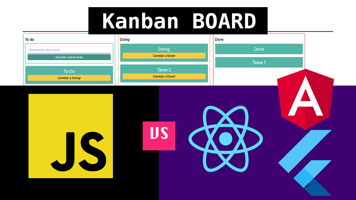 Construyo un Kanban Board en Vanilla JavaScript, React, Angular y Flutter — Parte 1 | by Thian ...