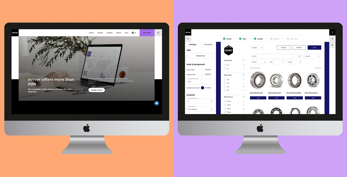 Evolving our brand into our PIM. Designing a design system from scratch ...
