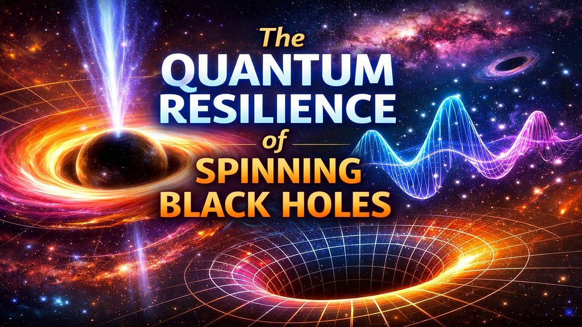 The Quantum Silence of the Cosmic Spinners: Why Cold Black Holes Refuse ...