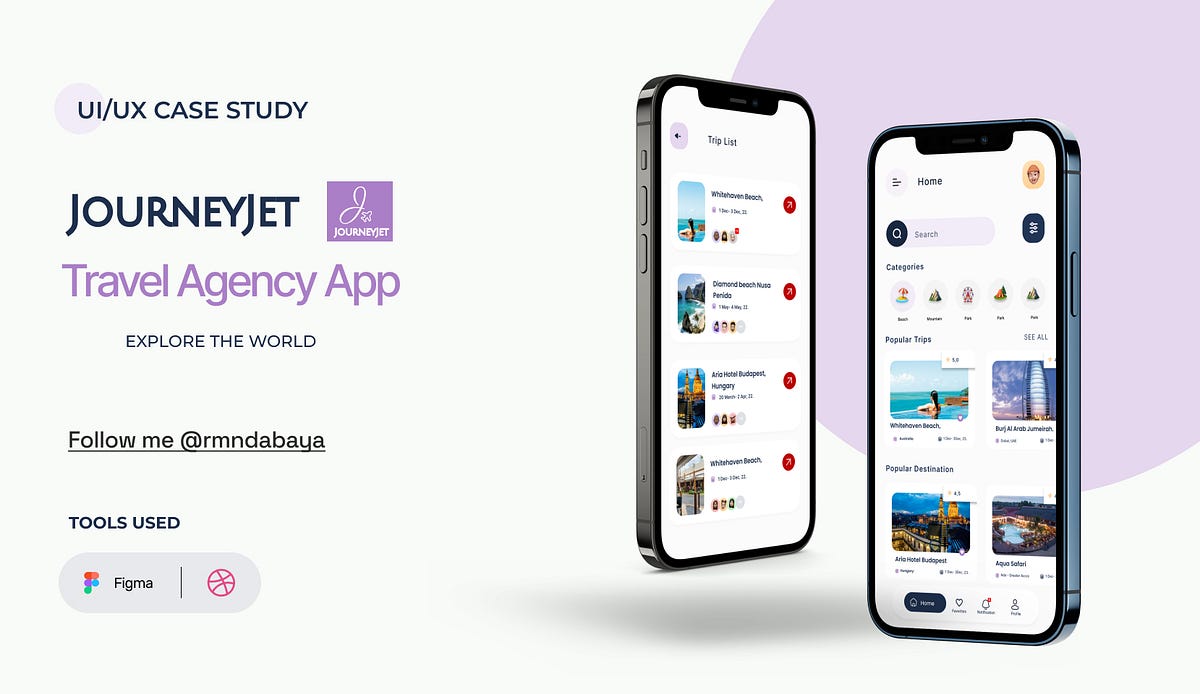 JOURNEYJET TRAVEL AGENCY APP (CASE STUDY) | by Raymond Abaya | Medium