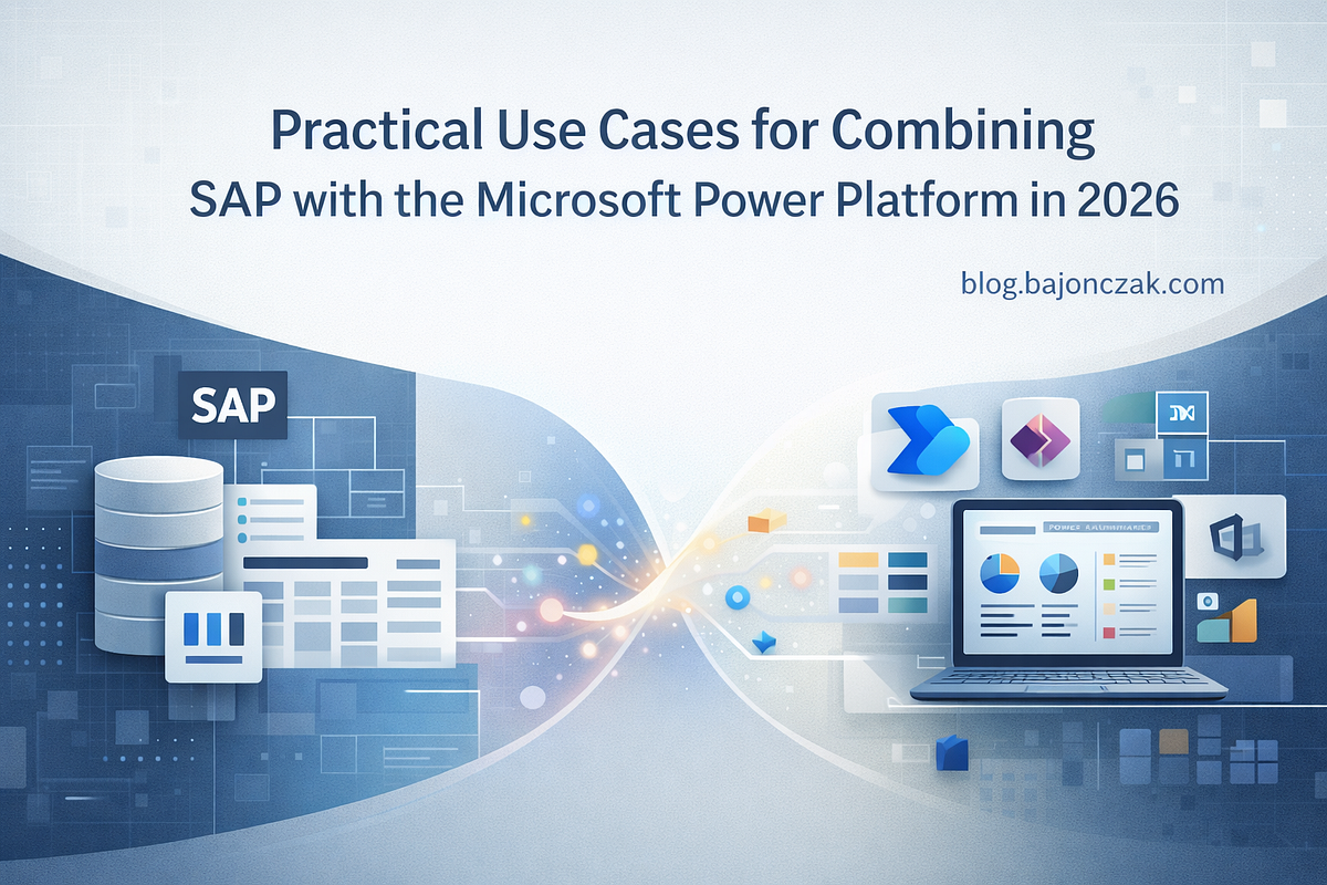 Practical Use Cases for Combining SAP with the Microsoft Power Platform ...