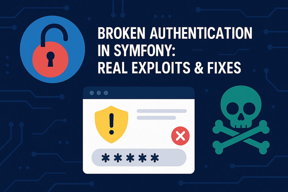 Broken Authentication In Symfony Real Exploits And Fixes By Pentest