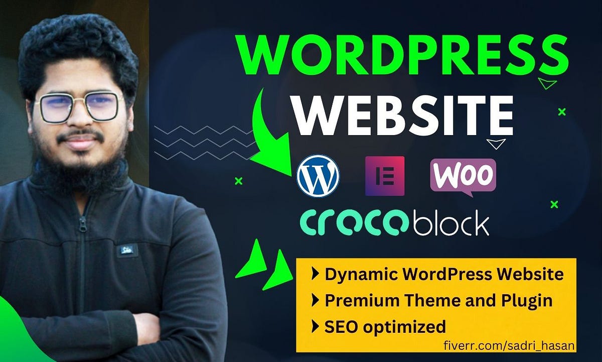 I will design or redesign WordPress or eCommerce website by elementor pro, crocoblock | by Sadri ...