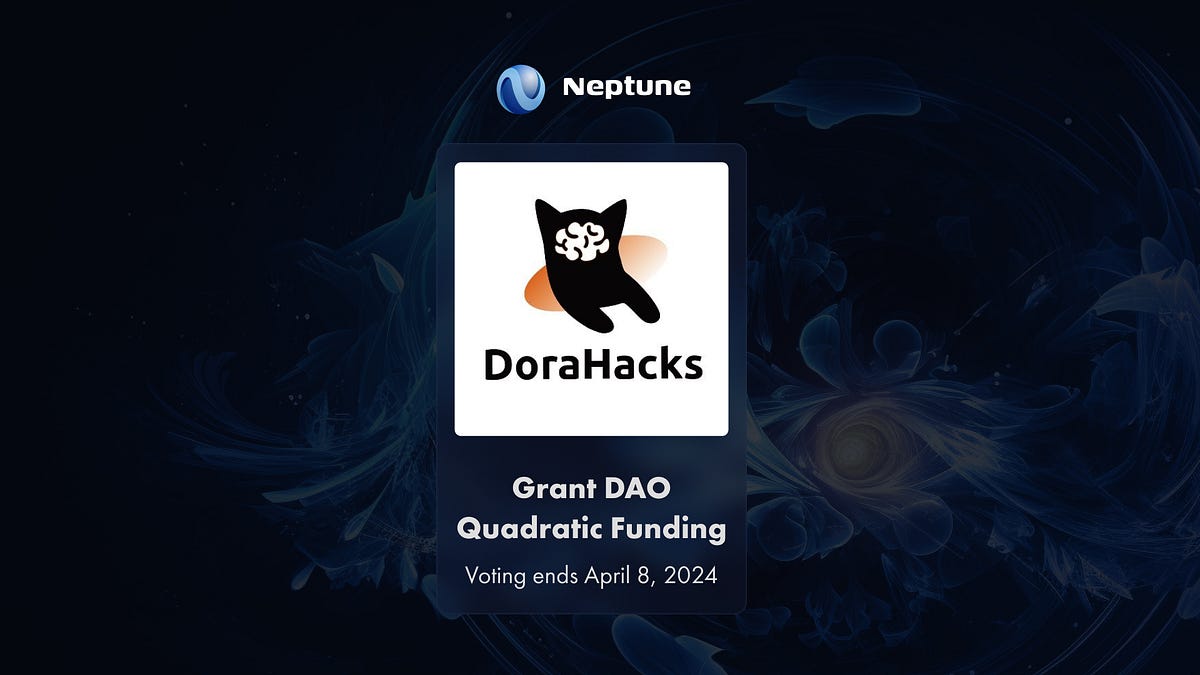 Neptune Quadratic Funding Round in Partnership with DoraHacks | by ...