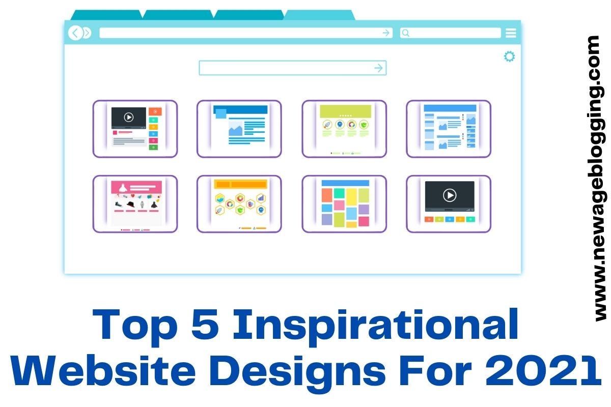 Top 5 Inspirational Website Designs For 2021 — Personal Website ...