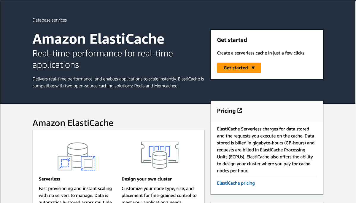 AWS REDIS — ELASTIC CACHE. AWS REDIS | by fisheye | Medium