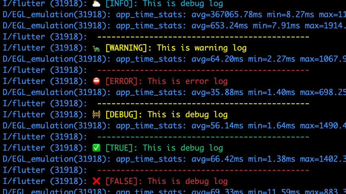 Make Your Flutter Logs Colorful And Expressive With Colorlog Package” By Aditya Anand Medium