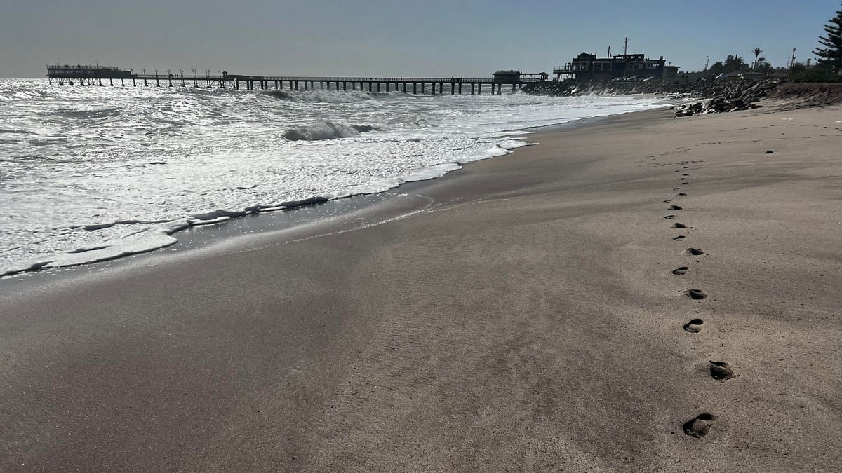 #creativity #culture #tourism. I’m standing on the dark red beach… | by ...