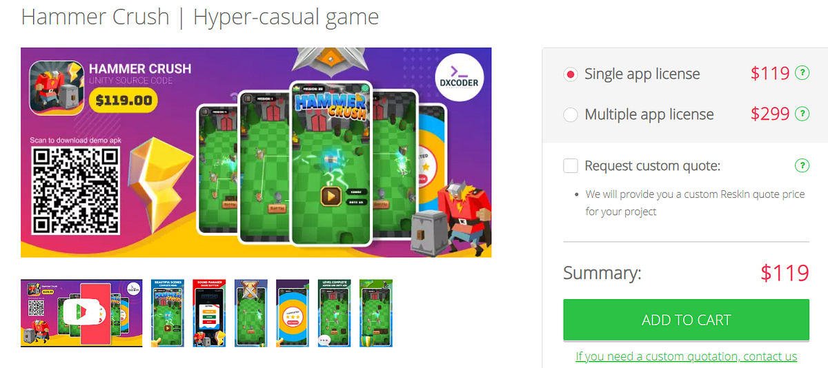 Hammer Crush | Hyper-casual free source code unity - Largoumaryam - Medium