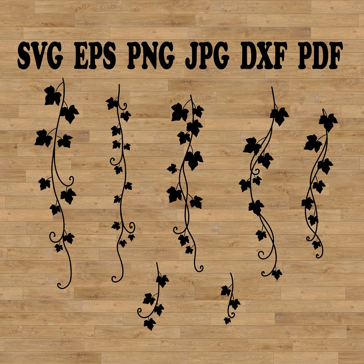 Ivy Leaf, Leaf Silhouette SVG, Leaf SVG, vines svg, vines vector, vines ...