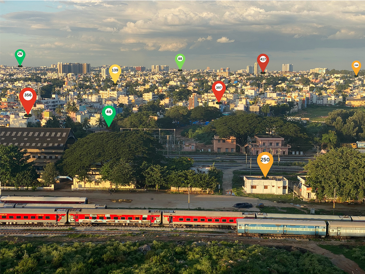 Tracking pollution level from the nearest air quality monitors | by ...