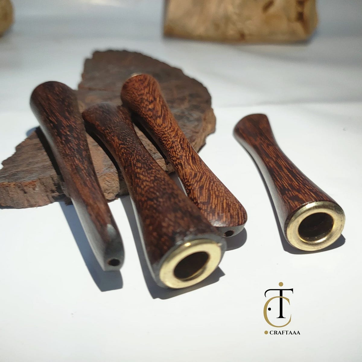 Once Pipa Pipo Cangklong Bahan Kayu Galih Asem - Craftaaa - Medium