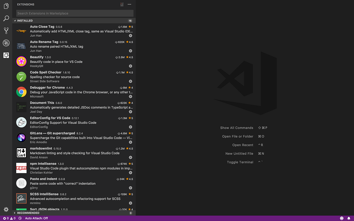 15 must have VS Code plugin for web development (2018) | by Sujeet ...
