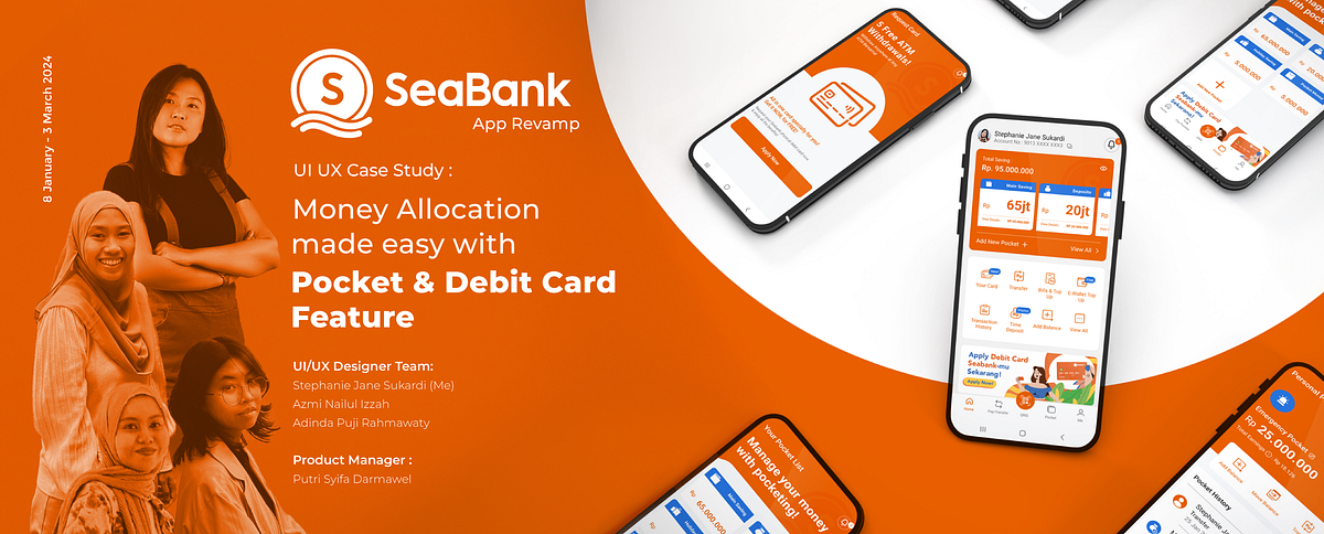 Seabank App Revamp — Money Allocation made easy with Pocket & Debit ...