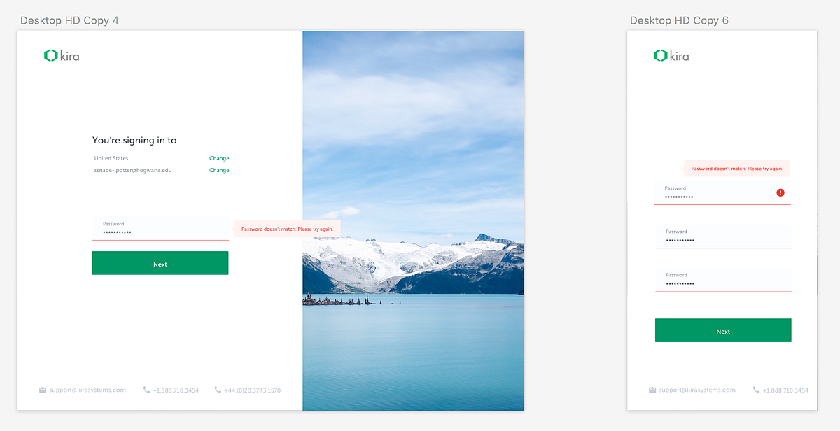Designing Complex Login Experiences | by Sarah Hamdi | Medium
