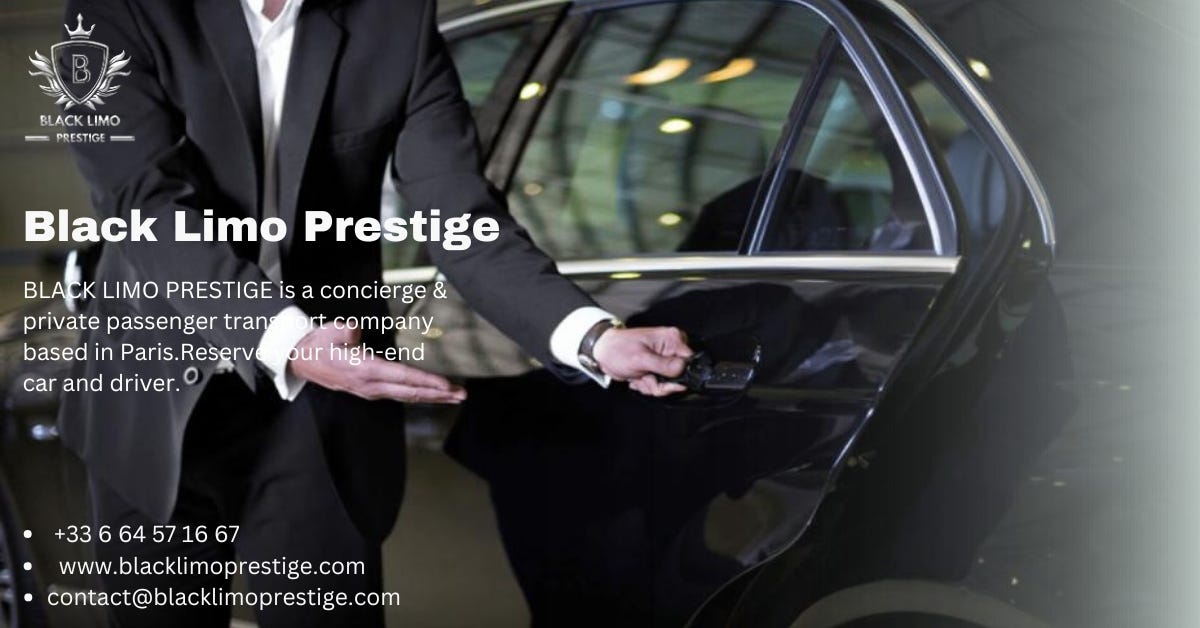 Luxury Sedan Rental with Driver Experience Elegance with Black Limo ...