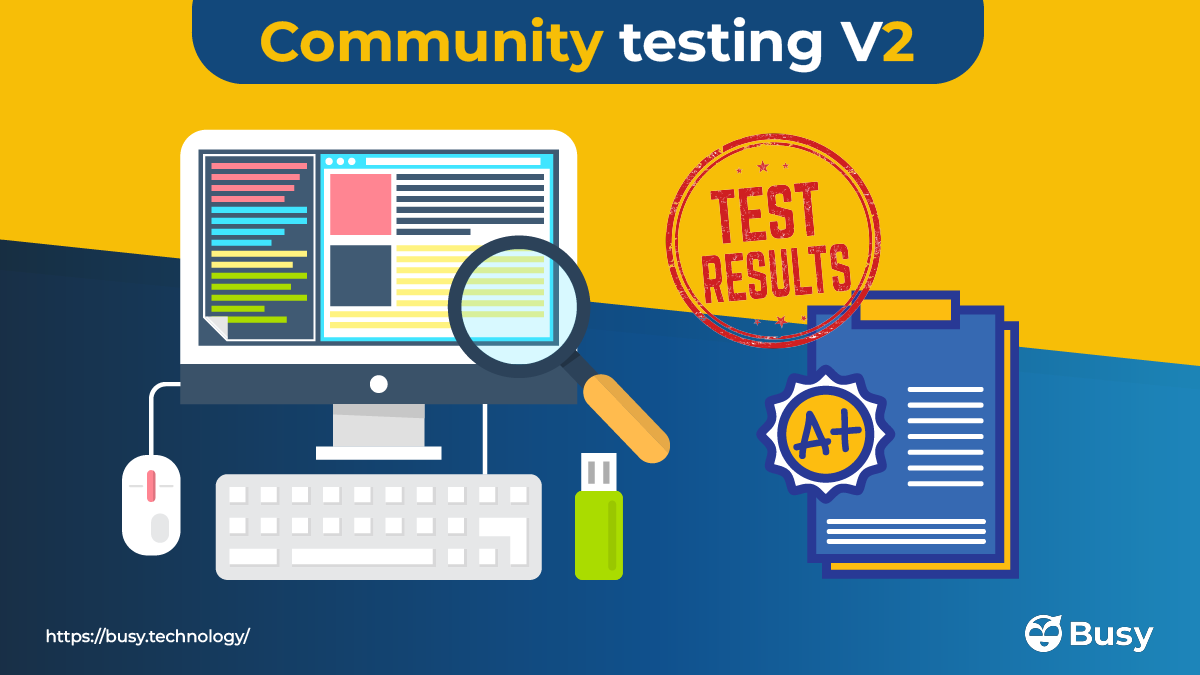 Busy Community Testing V2— Results | by Ing. Robert Michálek | BusyDAO ...
