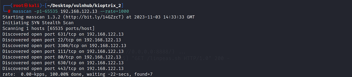 Vulnhub-Kioptrix_level_2. Default network connectivity of this… | by ...