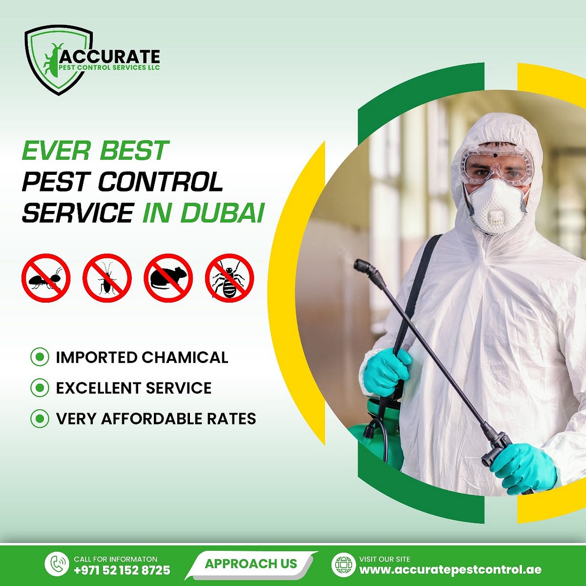 Pest Control Service In Dubai - Accurate Pest Control In Dubai - Medium