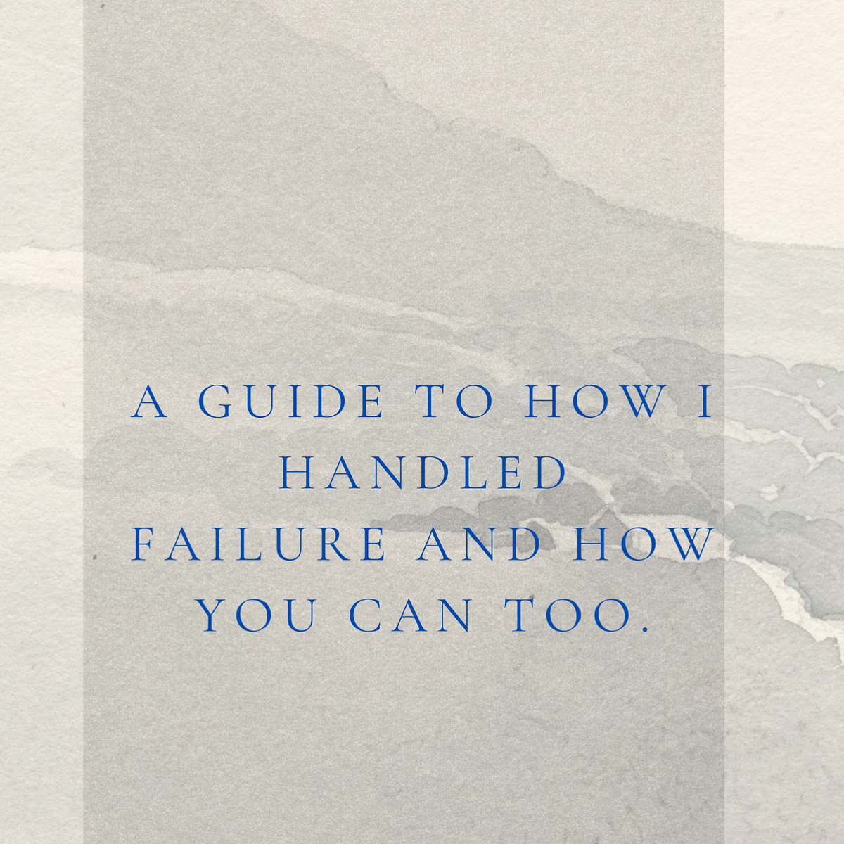 A Guide to How I Handle Failure and how you can too. | by Nasirudeen ...