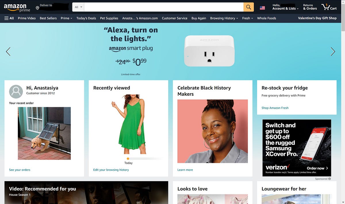 Challenging Interface: Amazon. Many people know and love amazon; it is ...