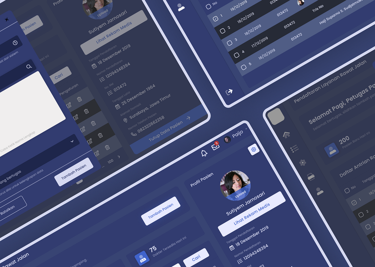 UI Study Case : Hospital Patient Registration Dashboard Redesign | by ...