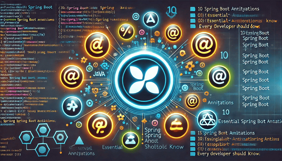 🎯 10 Essential Spring Boot Annotations Every Developer Should Know | by ...