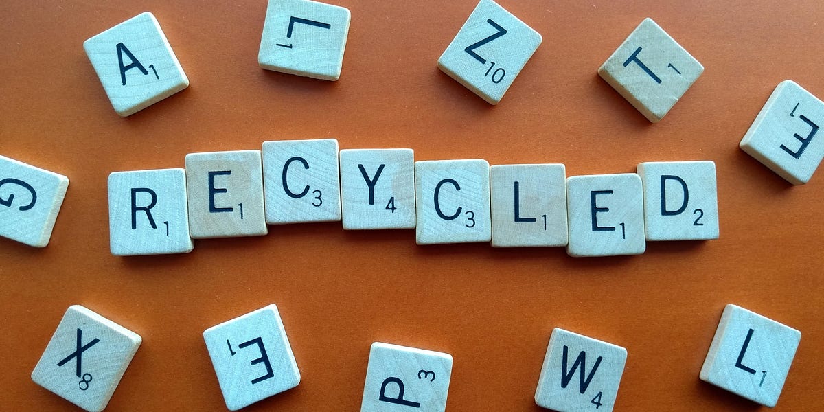 Writing prompt: Recycled. How much effort do you put into… | by Let's ...