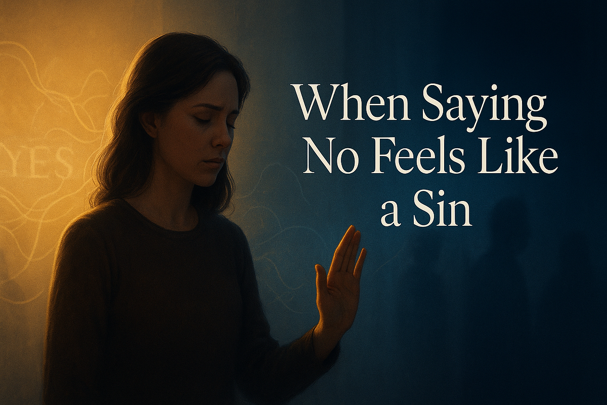 When Saying No Feels Like a Sin. Why Boundaries Feel Dangerous to the ...