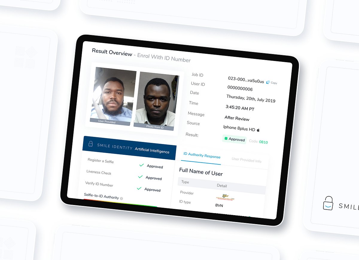 Introducing Smile ID Artificial Intelligence and KYC Results | by Usman ...