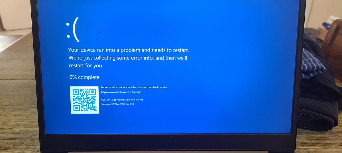 Windows 11 critical process died Error (Blue screen of Death) solved 2025 | by WindowsCult | Medium
