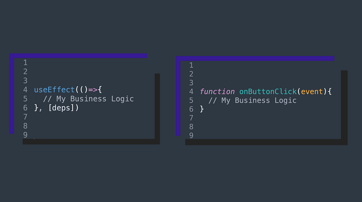 React Side Effects Useeffect Vs Event Handler Objective Comparison By Mkralla11 Medium
