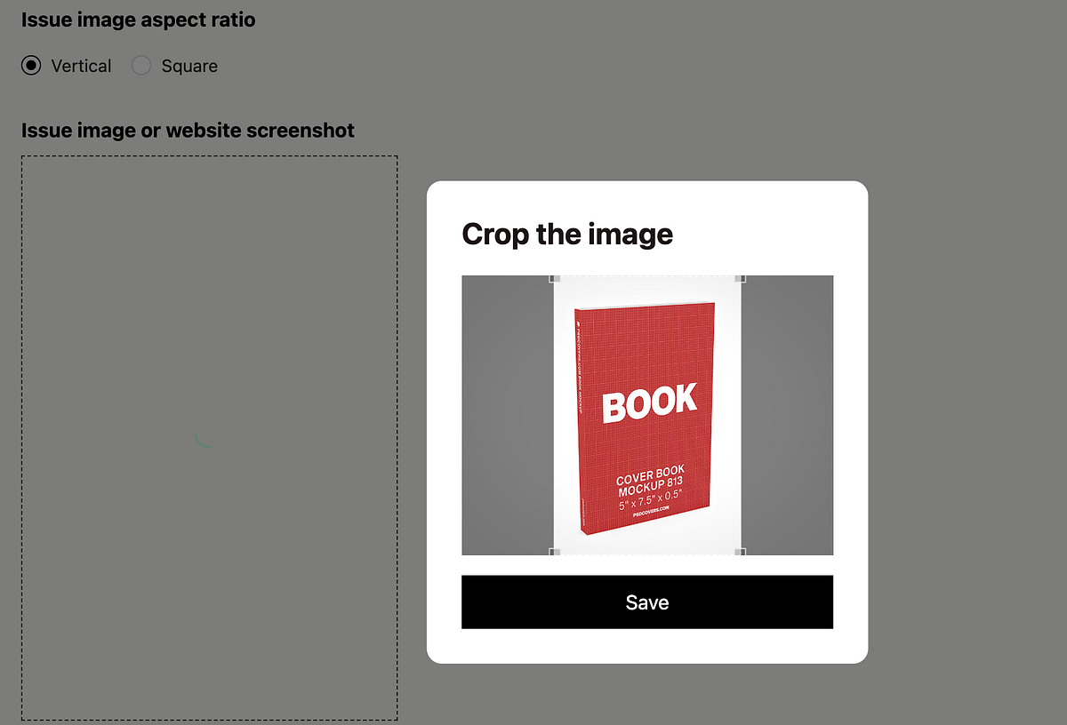 React image upload with cropping, resizing and uploading to AWS S3 | by Karina Kupp | Level Up ...