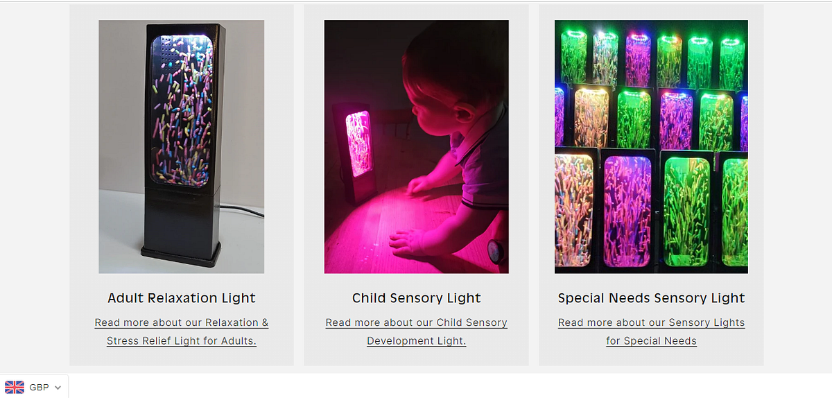 child sensory light. Sensory Lights for Children with… | by ...