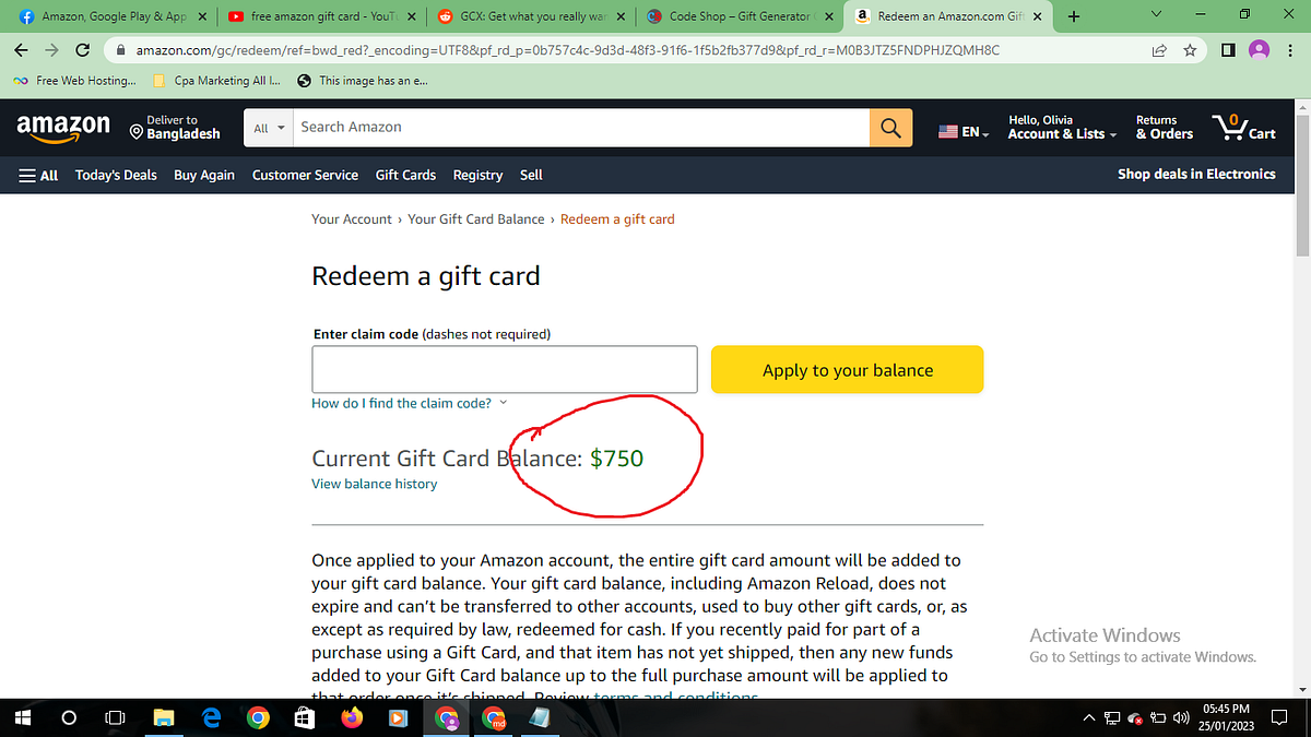 $750 Amazon Gift card Win Today - Zillurrahman - Medium