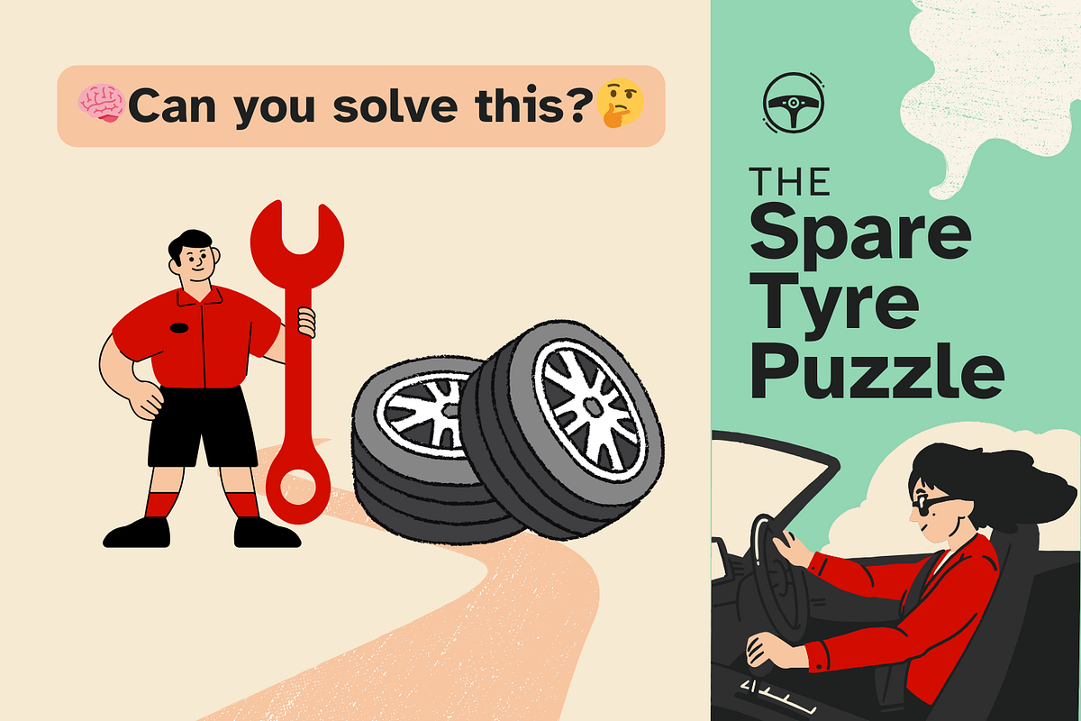 The Spare Tyre Interview Puzzle | by Rajul Saxena | Puzzle Sphere
