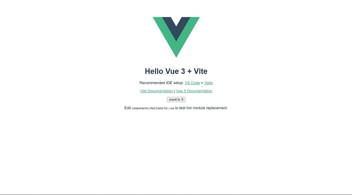 Create a Vue3 project with Vite - Johnny Shih - Medium