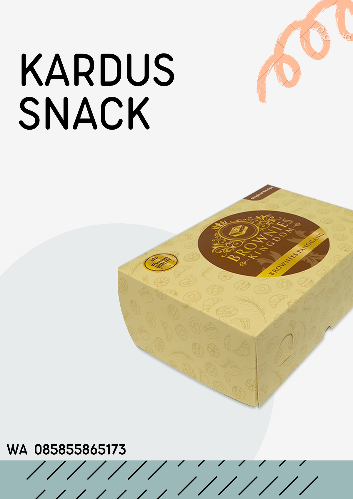 Kardus Snack - Jono Dapit - Medium
